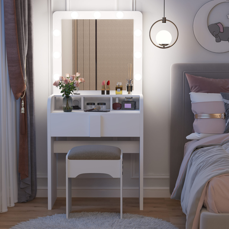 Baldon Vanity Set with Mirror | Foter