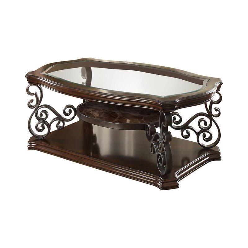 Scalloped Victorian Coffee Table | Foter