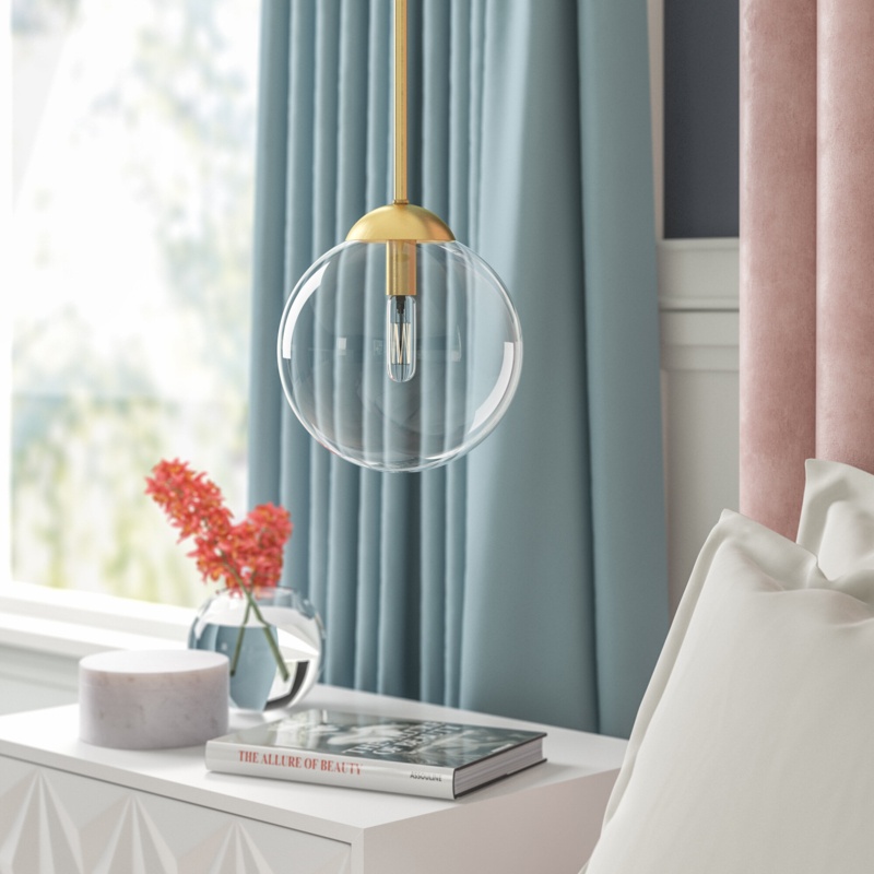 Griffis 1-Light Single Globe Pendant | Foter
