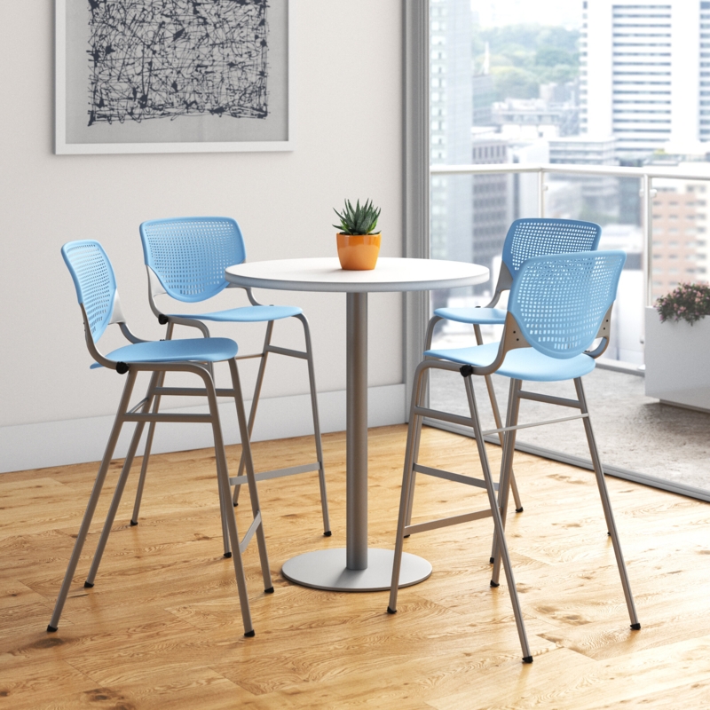 Breakroom Table with Ergonomic Stool | Foter