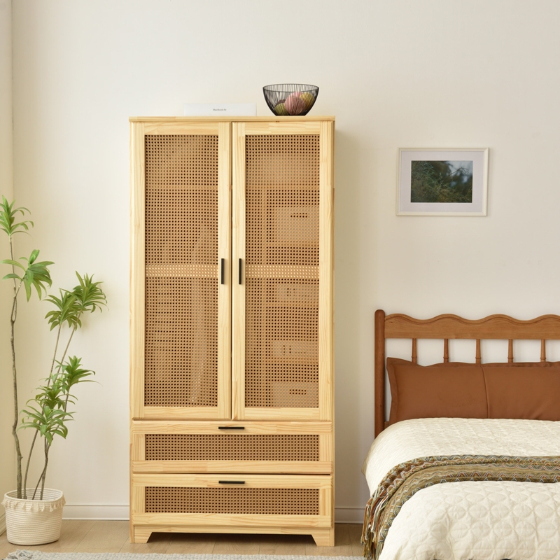 Georgios Solid Wood Armoire | Foter
