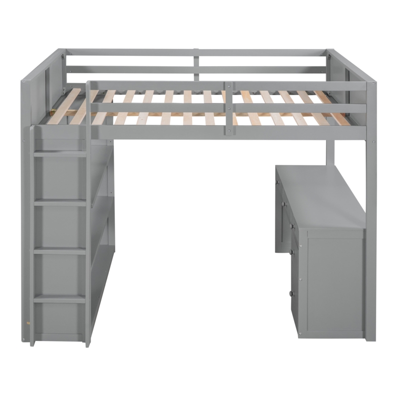 Harmonie Kids Loft Bed with Drawers | Foter