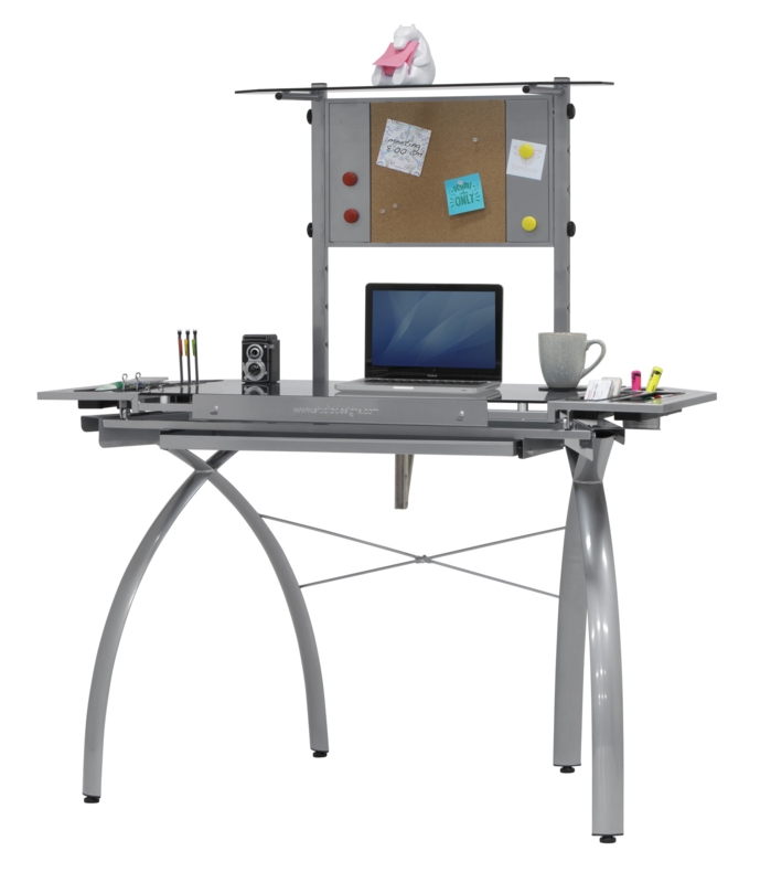Courson 50'' x 22'' Glass Craft Table | Foter