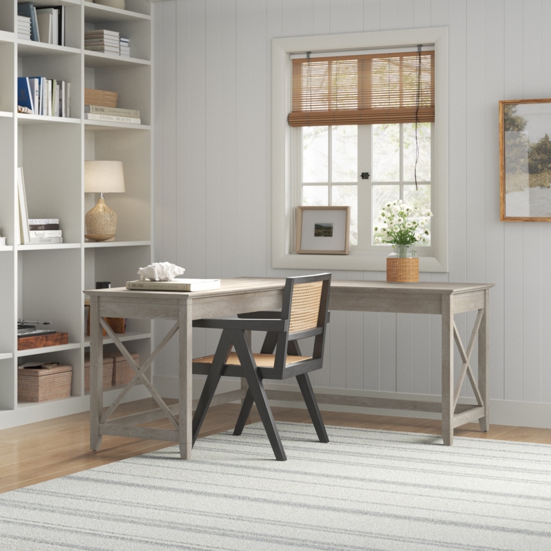 Huckins 60W L Shaped Desk | Foter
