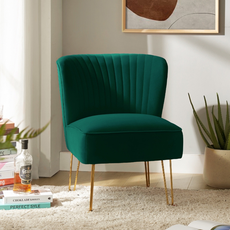 Celisha Velvet Side Chair | Foter