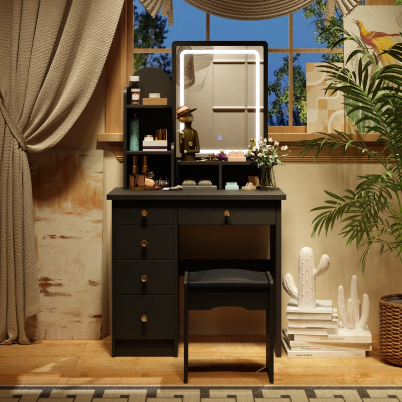 Vintage Makeup Vanity | Foter