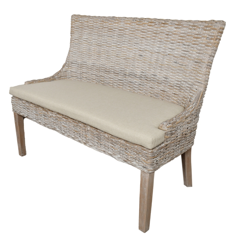 Delaura Linen Upholstered Bench | Foter