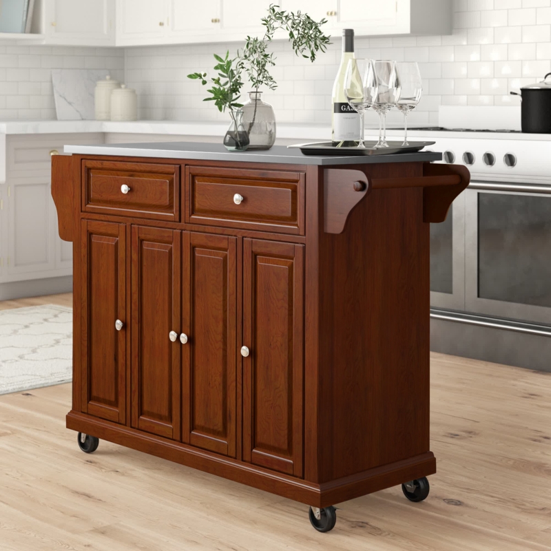 Haslingden Metal Kitchen Island | Foter