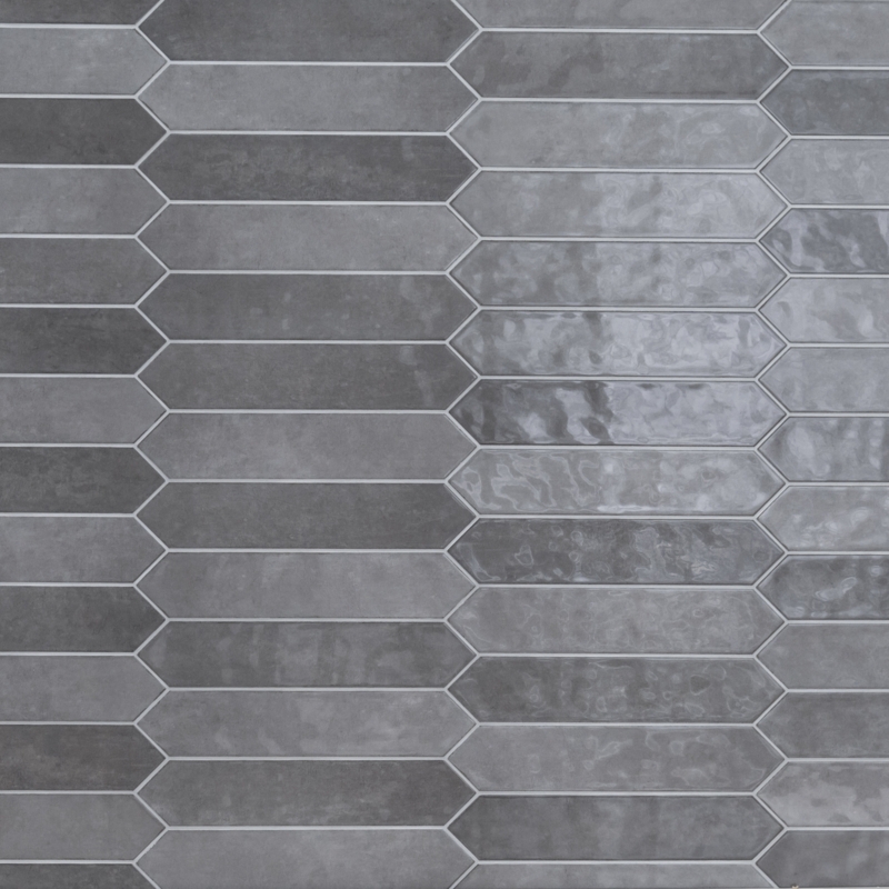 Renzo 2.5" x 13" Glossy Ceramic Picket Wall Tile | Foter