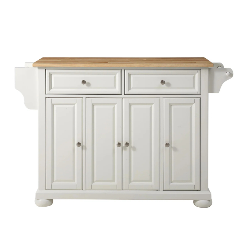 Monty Solid Wood Kitchen Island | Foter