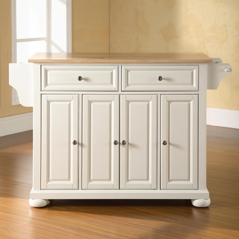 Monty Solid Wood Kitchen Island | Foter
