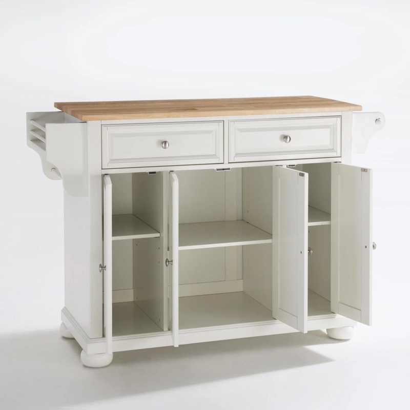 Monty Solid Wood Kitchen Island | Foter
