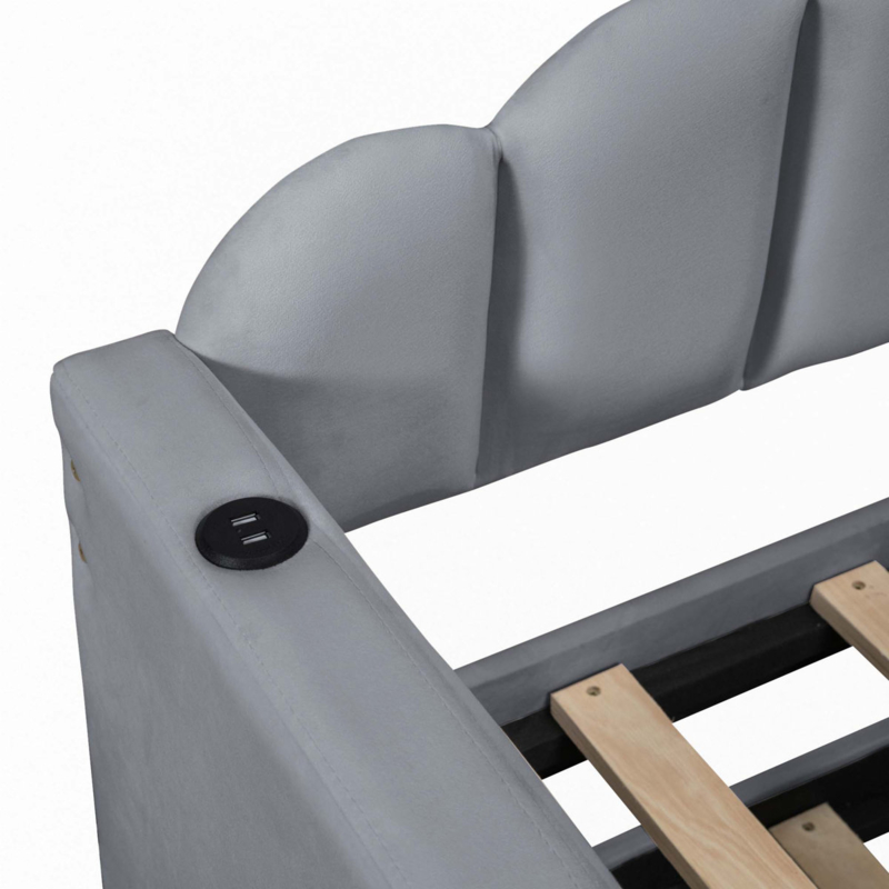 Aarion Upholstered Daybed with Trundle | Foter
