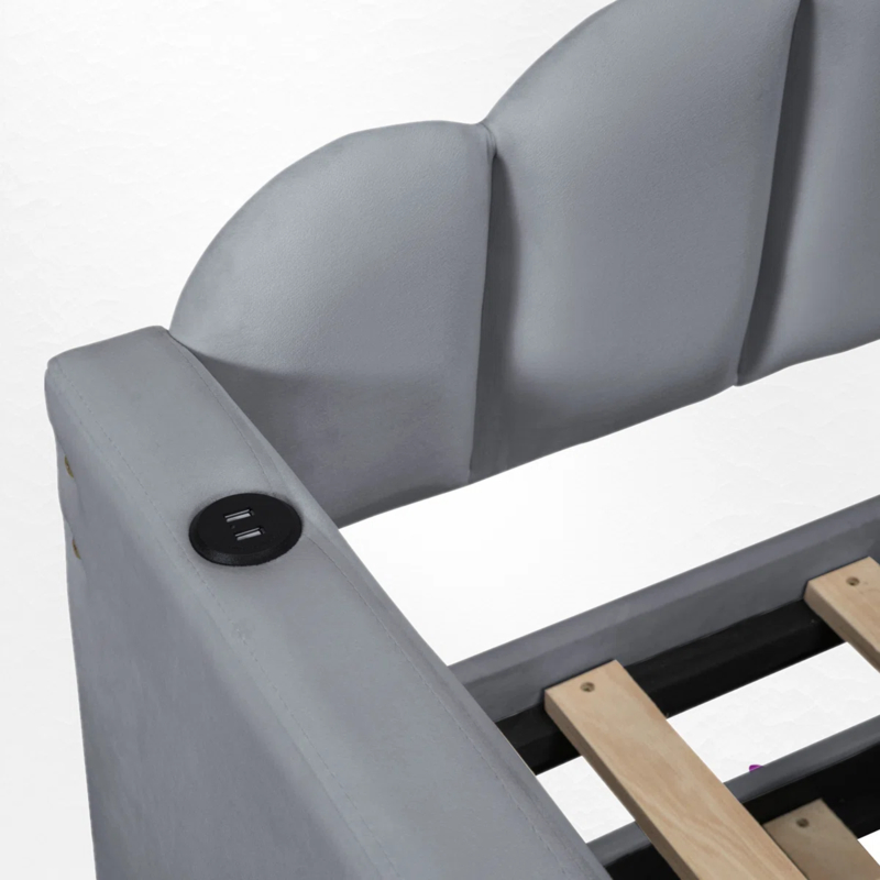 Aarion Upholstered Daybed with Trundle | Foter