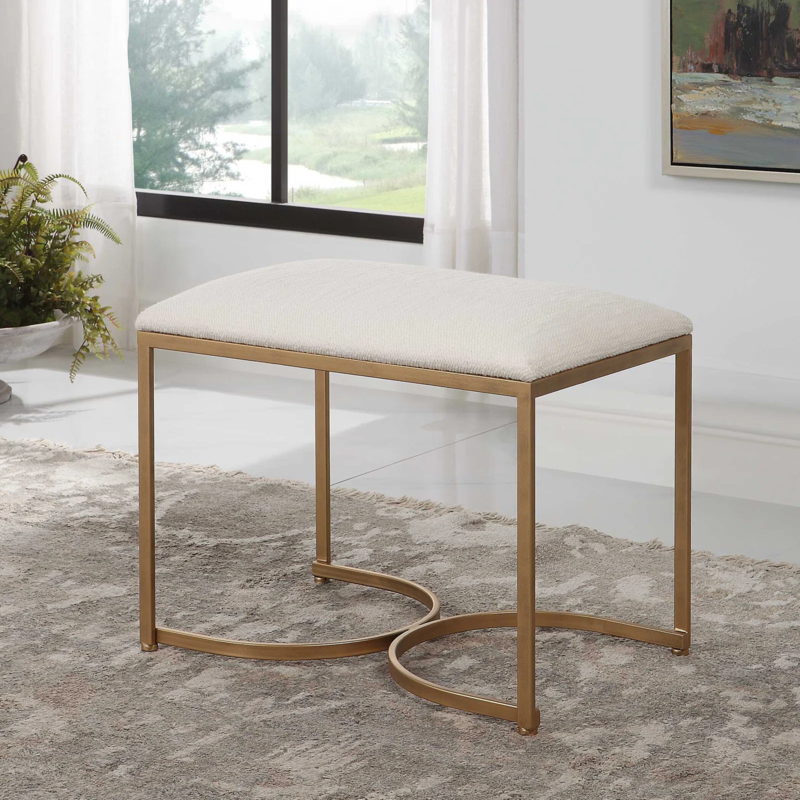 Fullerton Iron Accent Stool | Foter