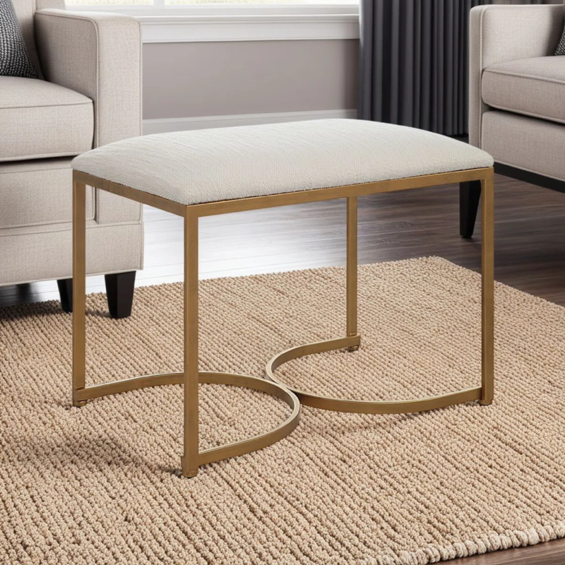 Fullerton Iron Accent Stool | Foter