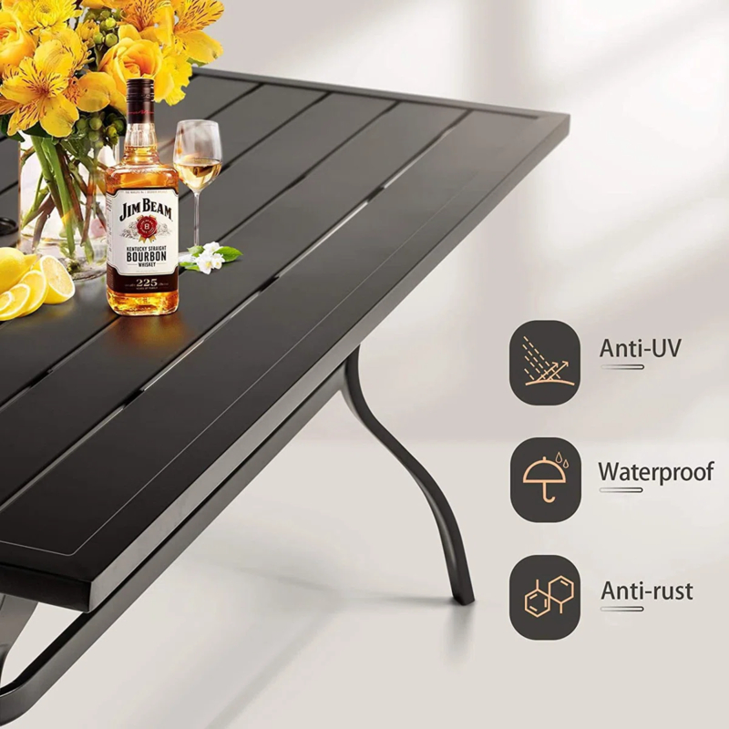 Jayc 6 - Person Rectangular Outdoor Dining Set | Foter