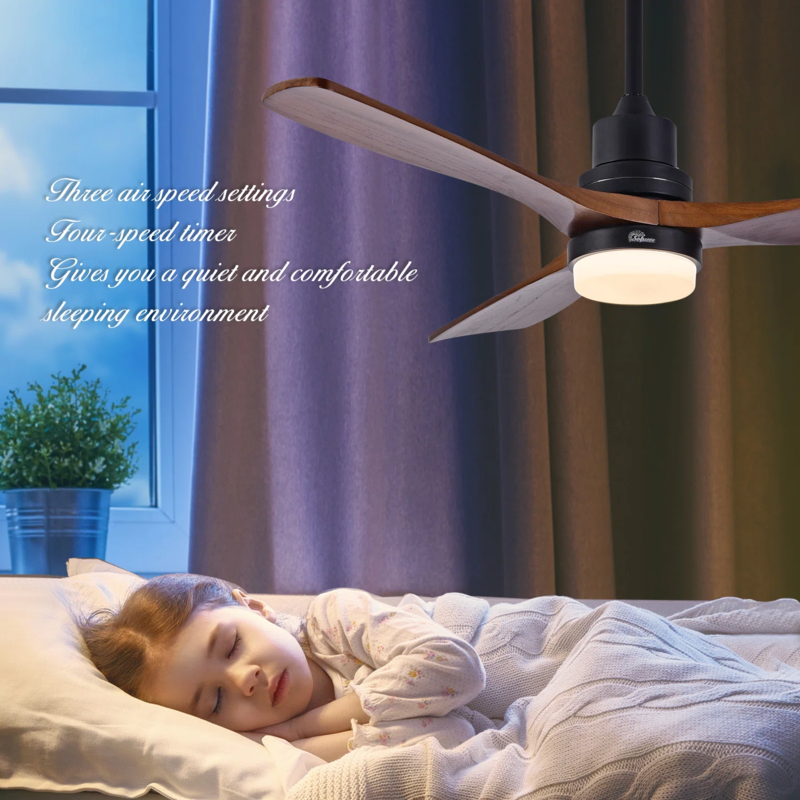 Nicola 52'' Ceiling Fan with LED Lights | Foter