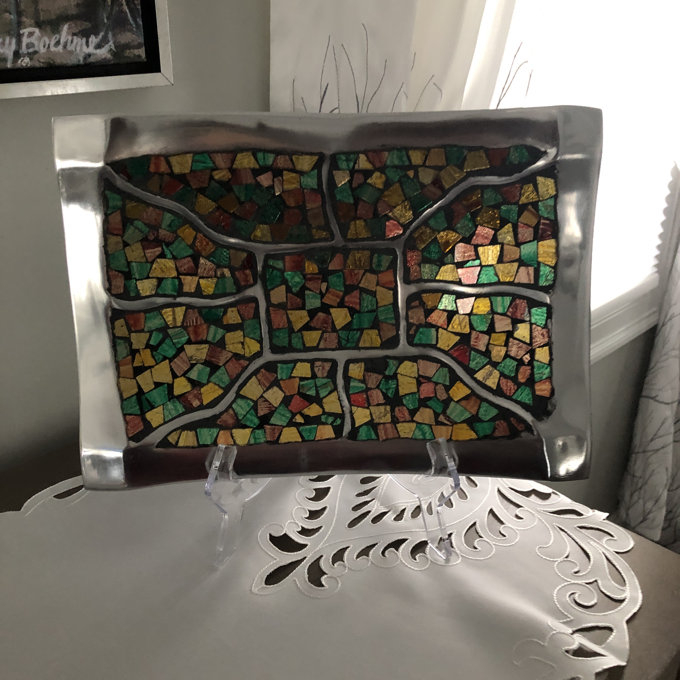 Heberling Gemstone Decorative Plate 1 | Foter