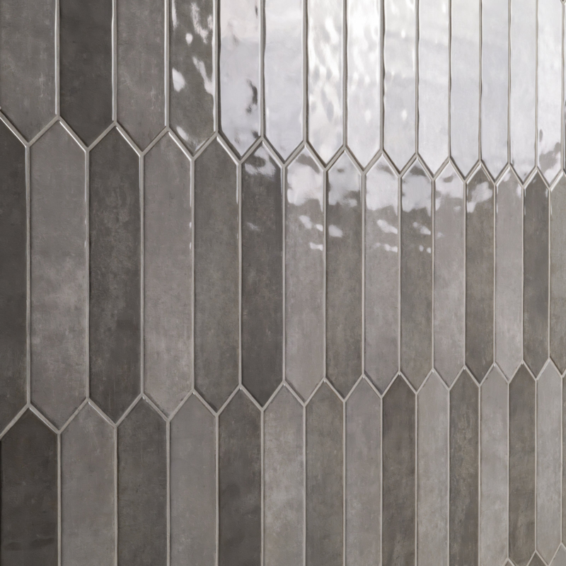 Renzo 2.5" x 13" Glossy Ceramic Picket Wall Tile | Foter