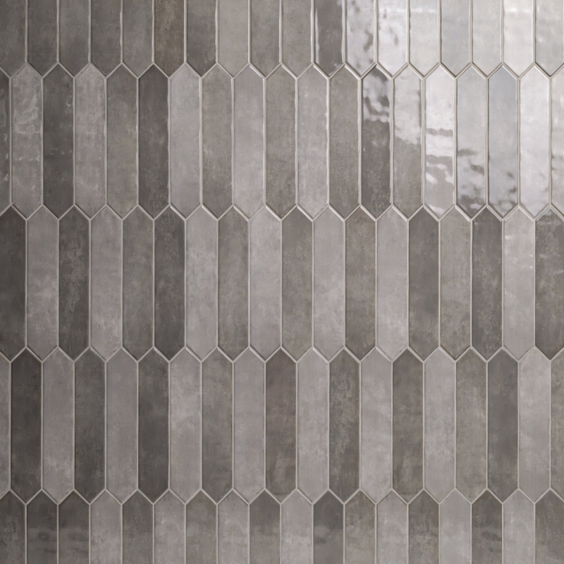 Renzo 2.5" x 13" Glossy Ceramic Picket Wall Tile | Foter