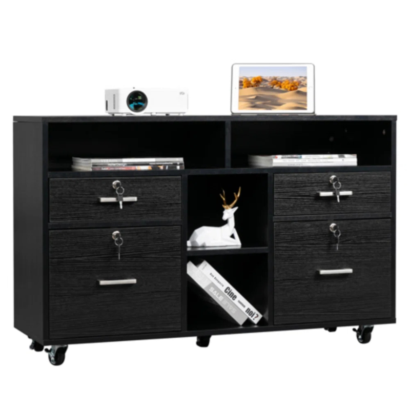 Audri 41'' Wide 4 -Drawer Mobile File Cabinet | Foter