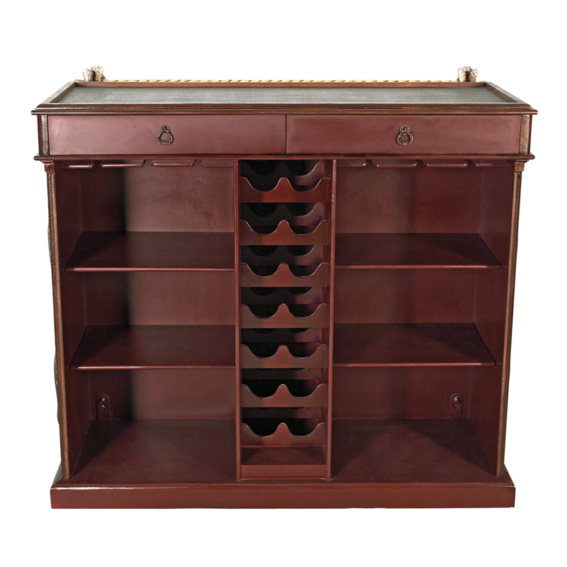Kristopher Bar Set with Wine Storage | Foter
