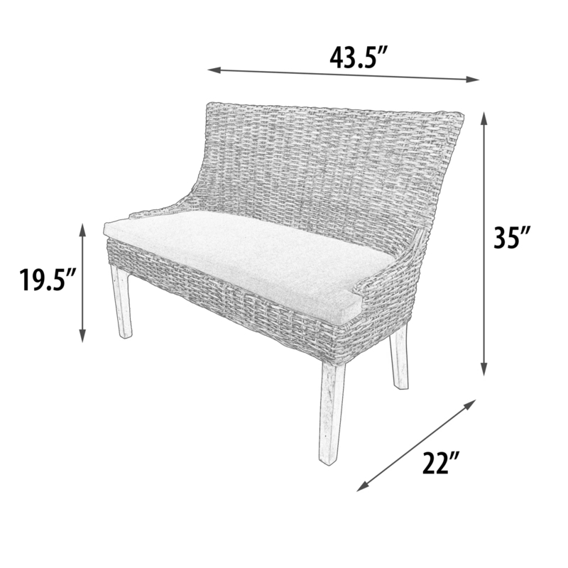 Delaura Linen Upholstered Bench | Foter