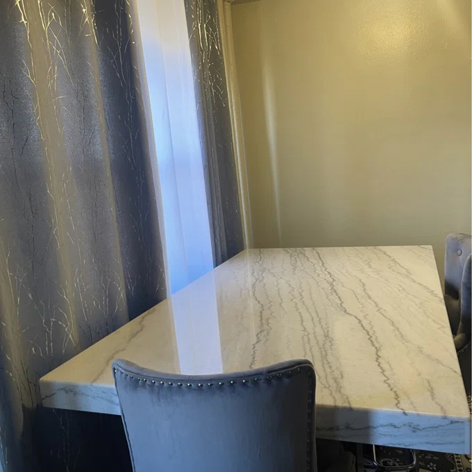Anxhela Counter-Height Marble Dining Table | Foter