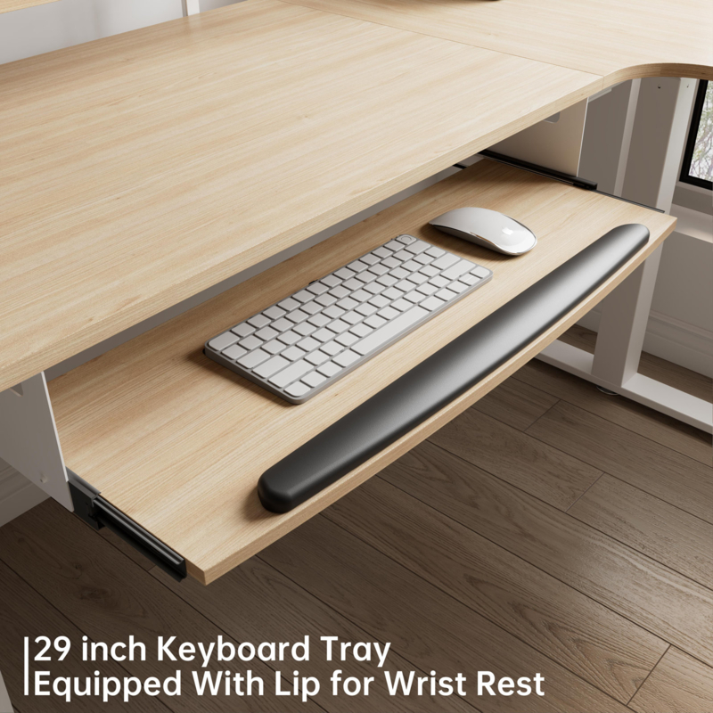 Eureka Ergonomic Corner L Shaped Standing Desk with Monitor Stand u0026 ...