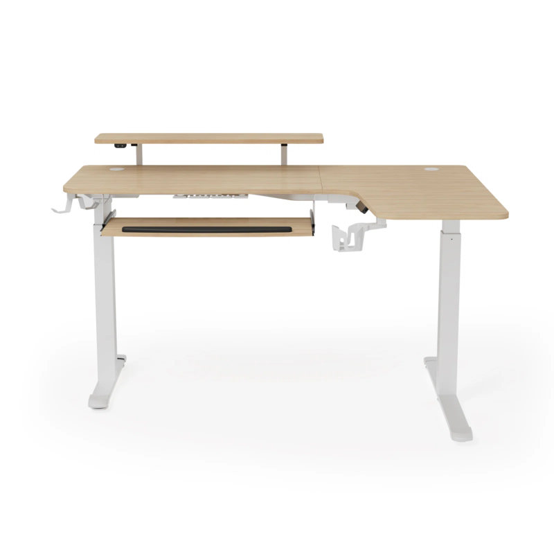 Eureka Ergonomic Corner L Shaped Standing Desk with Monitor Stand u0026 ...