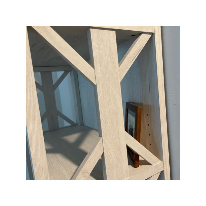 Shugart 66'' H x 31'' W Standard Bookcase | Foter