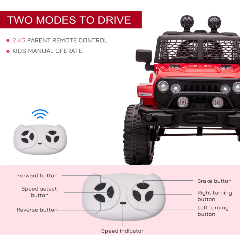 Aosom 12 Volt 1 Seater